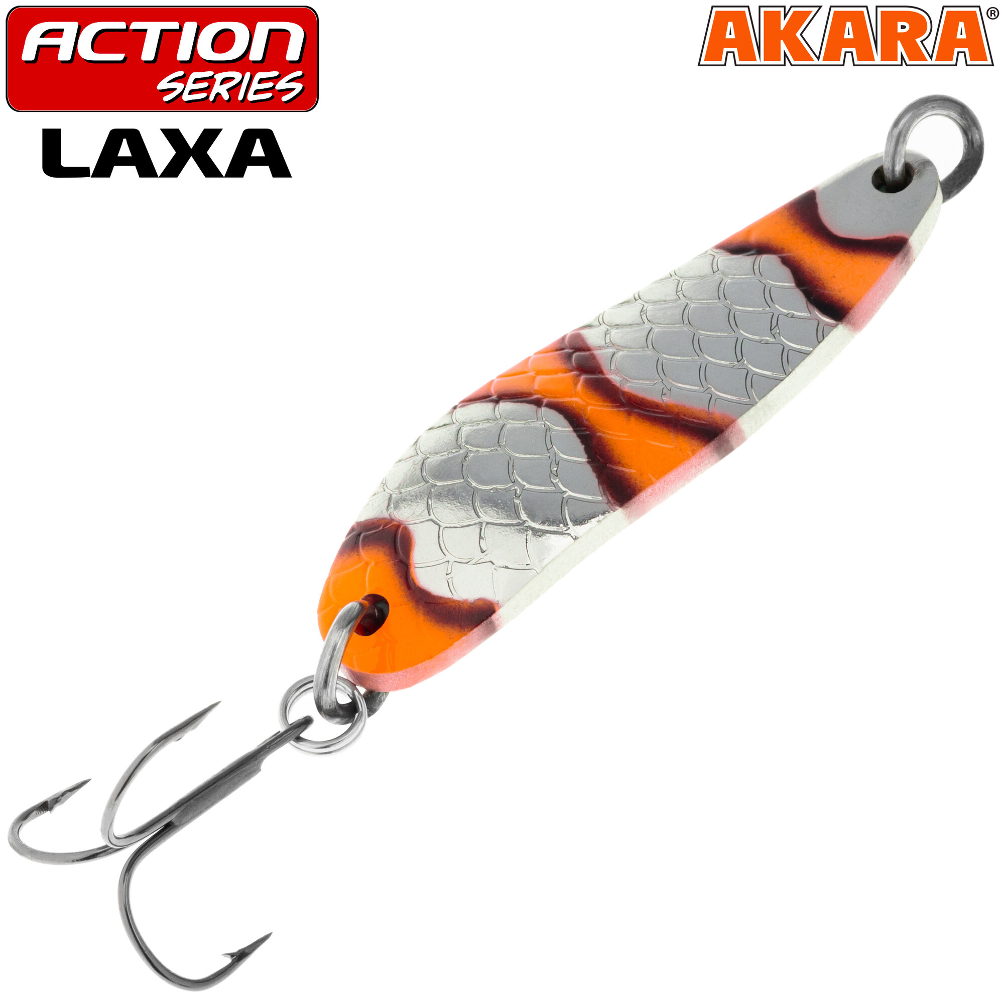 Блесна колебалка Akara Action Series Laxa 28гр. AB89