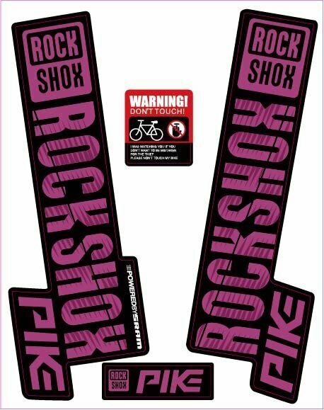 Наклейка LYRIK ROCK-SHOX, для горного велосипеда, передняя вилка, 2018 г.