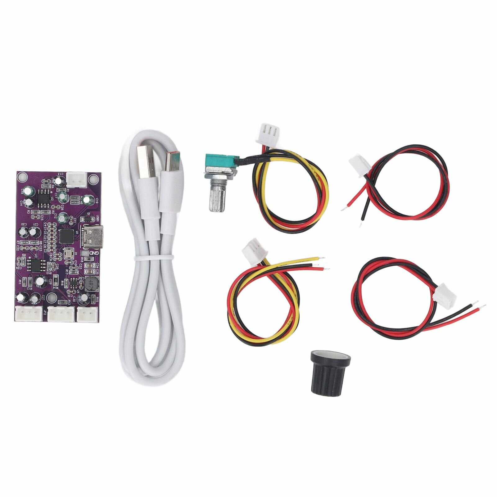 DSP-модуль реверберации для настройки звука, 12-18V