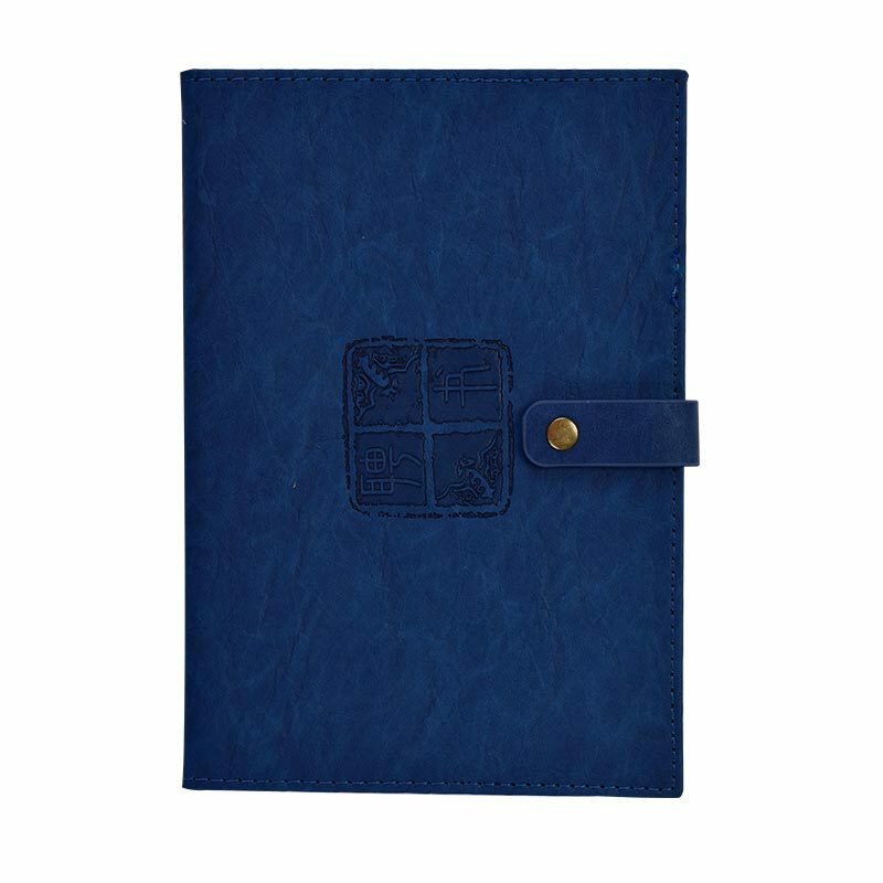 Вертикальная поверхность Jinlimei, натуральная кожа, формат A4, синяя коллекция