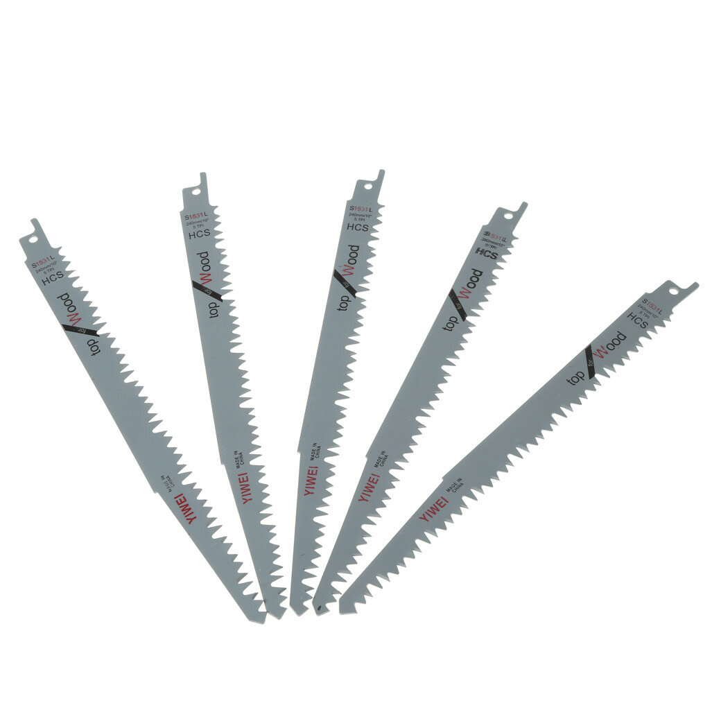 1 комплект из 5 комплектов возвратно-поступательных пил S1531L