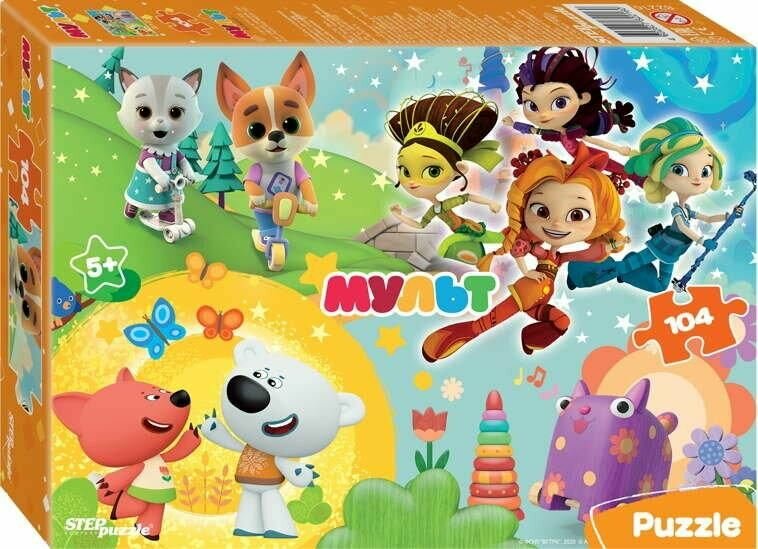 Пазл Step Puzzle "Сказочный патруль и другие мультфильмы", 104 элемента
