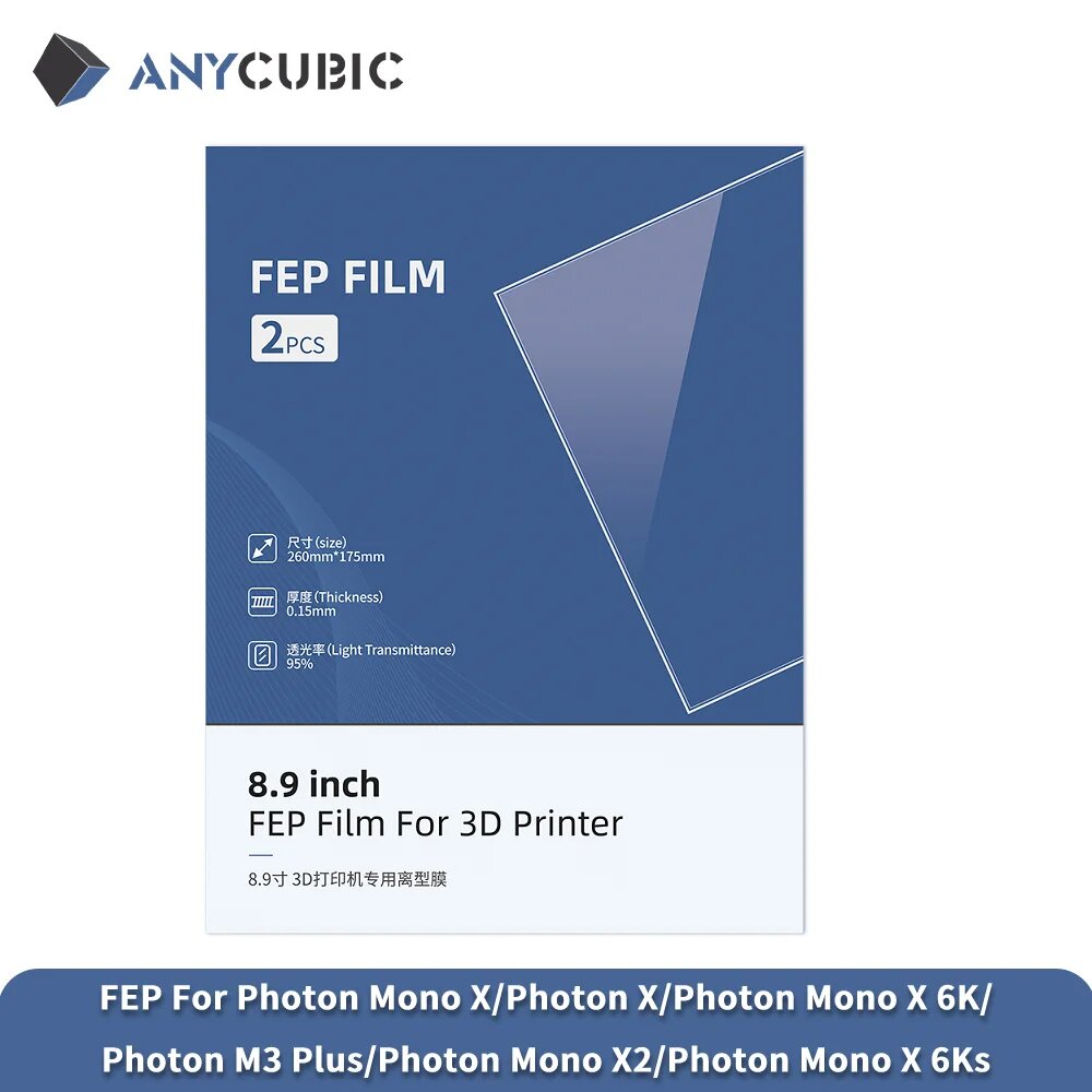 ANYCUBIC Пленка FEP для 3D-принтера 2 шт