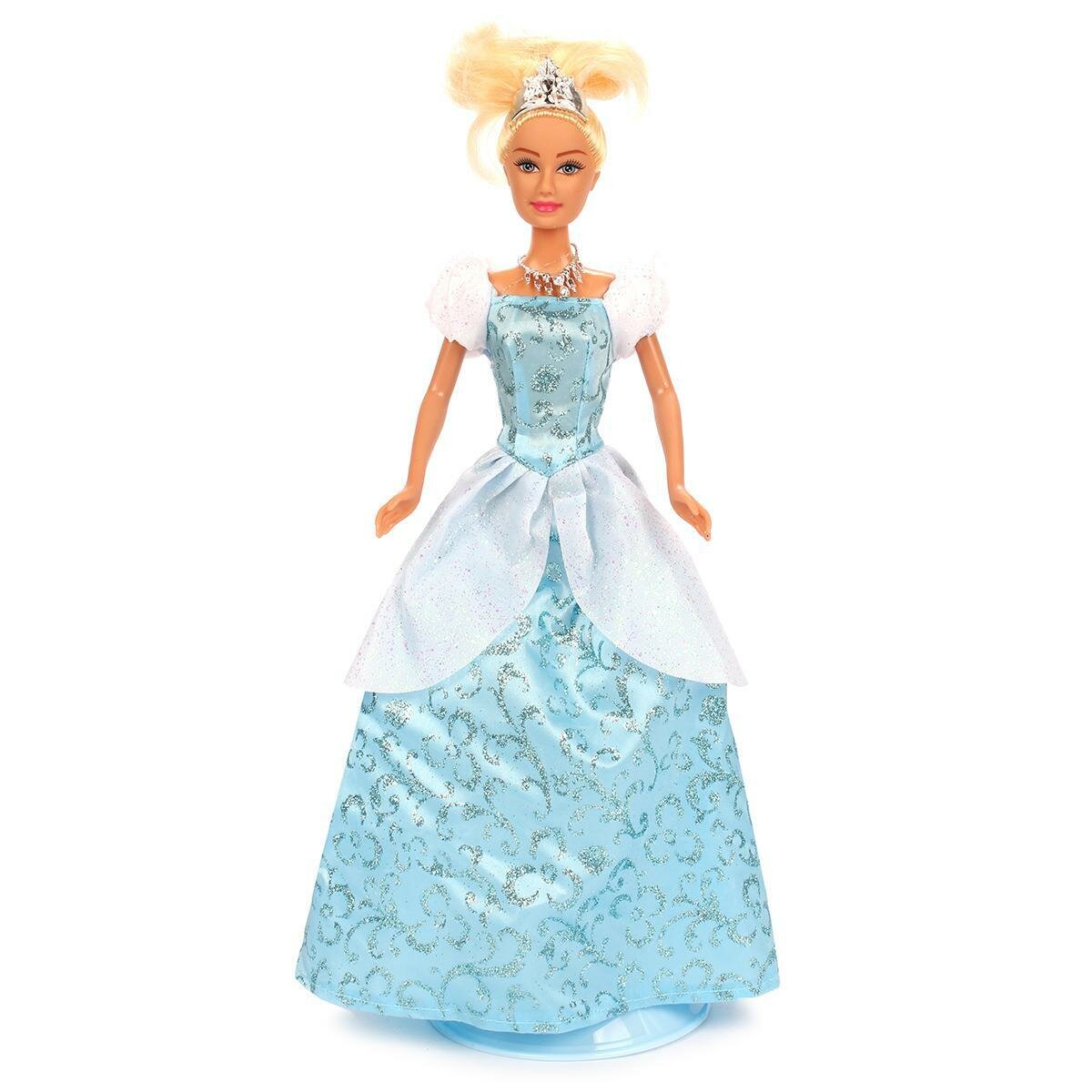 Кукла принцесса с аксессуарами, нежно-голубое платье, 30 см, Defa Lucy