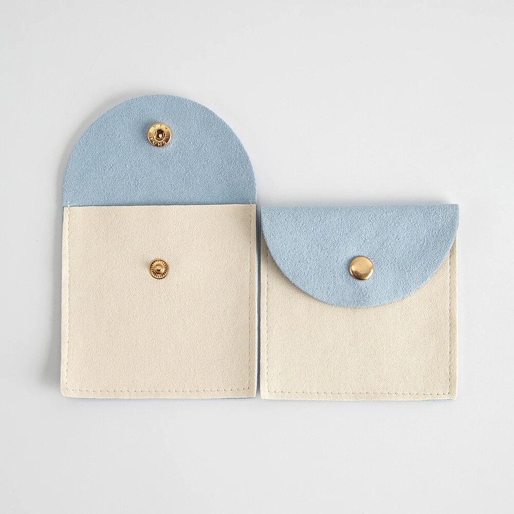 Набор из 10 бархатных мешочков из микрофибры no logo