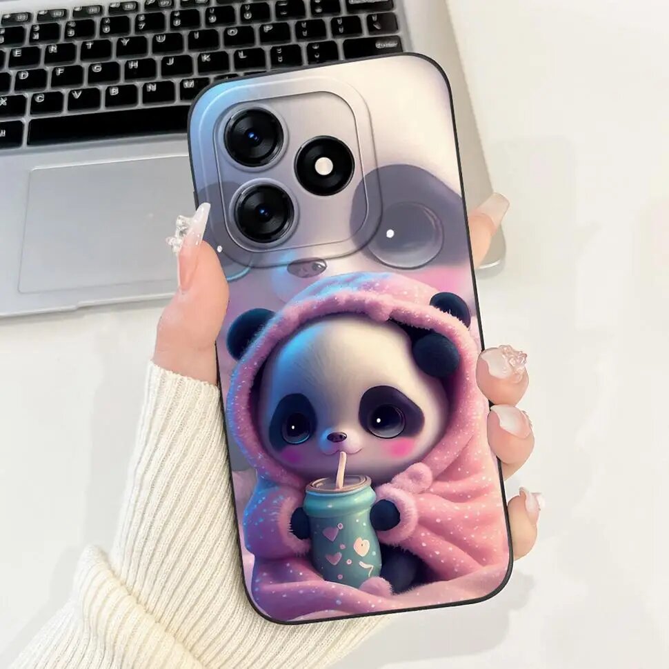 Чехол Realme Narzo N53/Note 50 с пандой