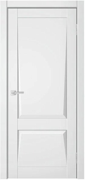 Межкомнатная Дверь Verda Диамонд 1 Белый Бархат Глухая 2000х700мм (Полотно 1шт) / Верда.