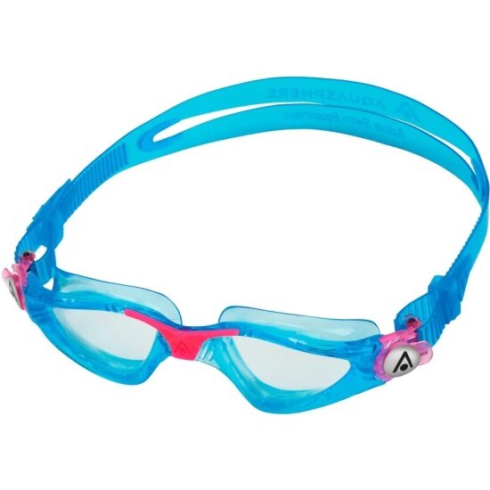 Очки для плавания детские Aqua Sphere Kayenne jr (прозрачные линзы), aqua/pink