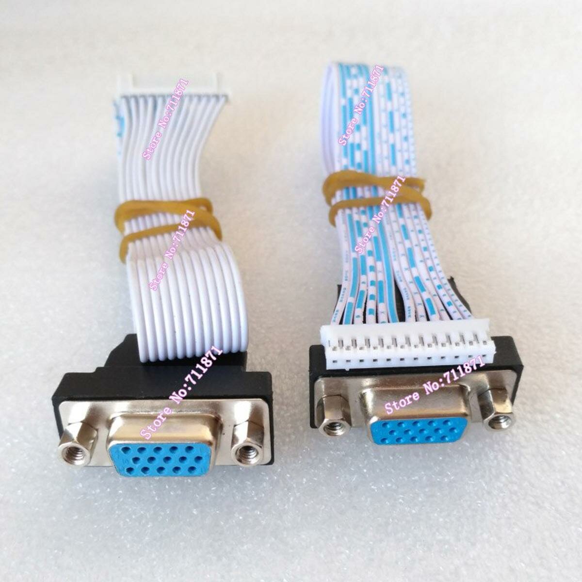 20 см 30 см 12P на 15Pin D-Sub VGA кабель линия 12P 15P DIY ЖК-монитор VGA кабель 2.0 шаг 12P на 15Pin D-Sub VGA женский