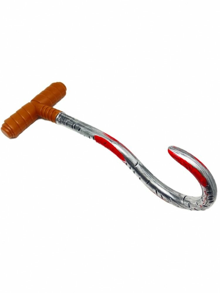 Крюк мясной I-Brigth "Крюк Мясника Кровавый", серебристый, 33 см