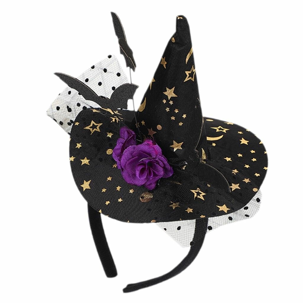 Оголовье Остроконечной Шляпы Ведьмы на Хэллоуин-3