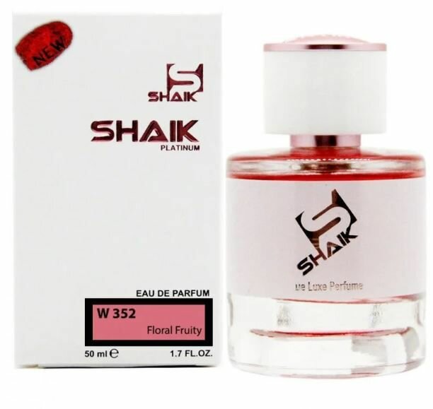Парфюм женский SHAIK PLATINUM № 352 FEMME масляные духи женские , туалетная вода 50 мл
