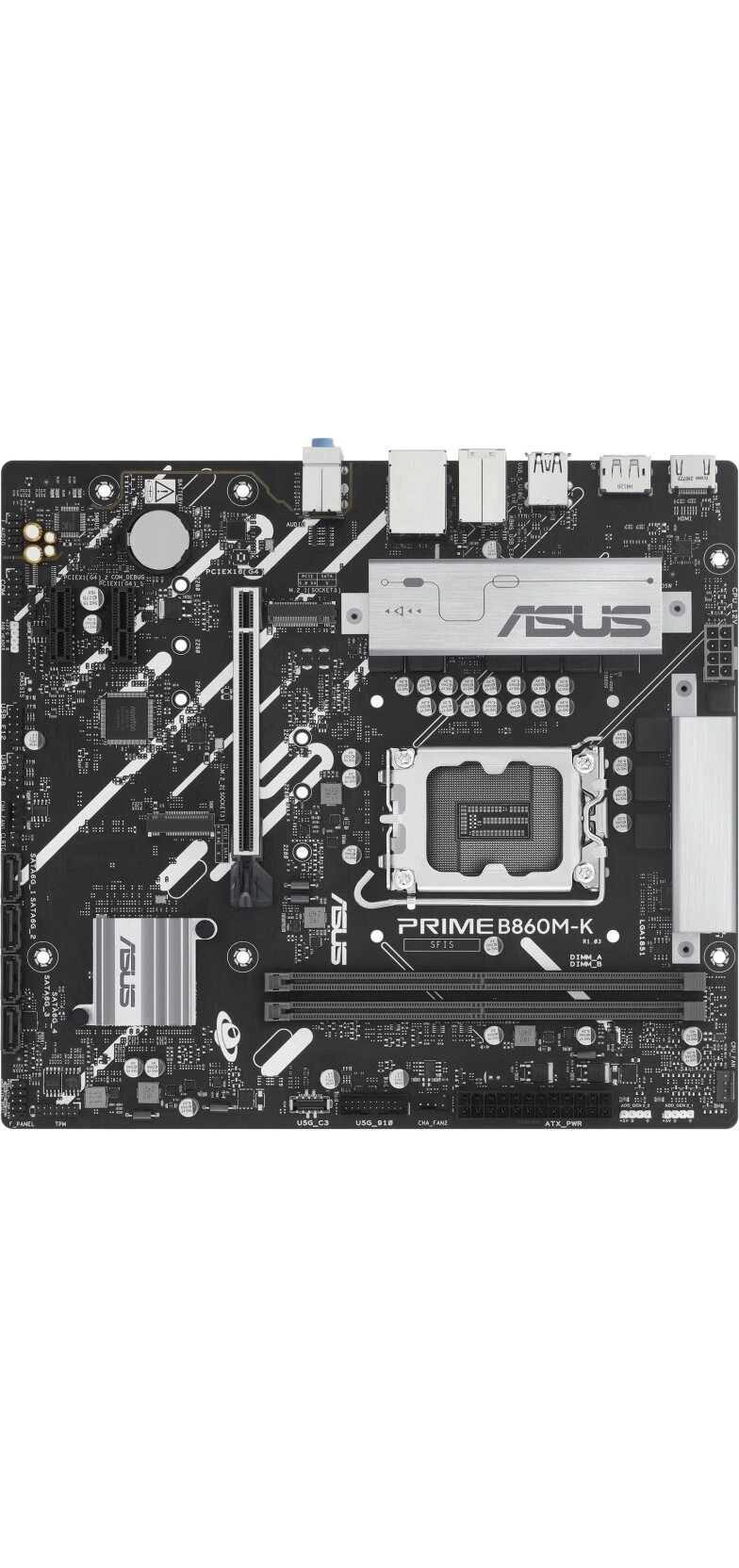 Материнская плата Asus PRIME B860M-K, Soc-1851, Intel B860, mATX