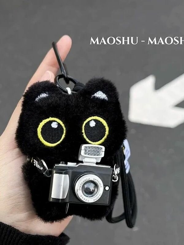 Yunzhonglu Черный игрушка - котик, пуховый игрушка