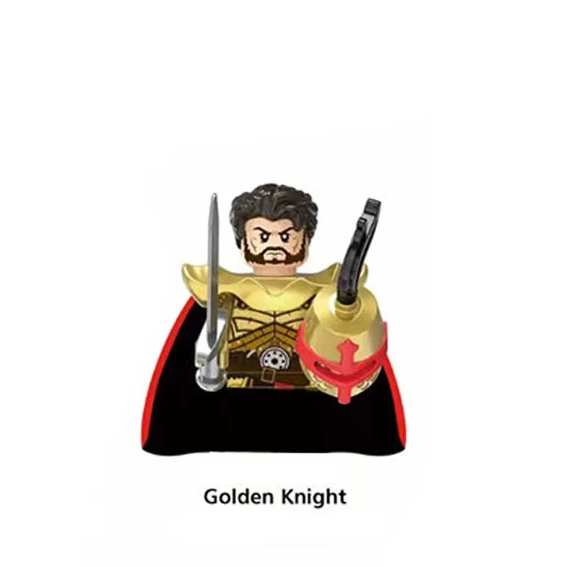 Конструктор рыцарь Golden Knight, 1Pcs