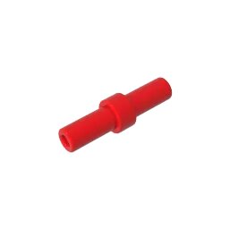 Красный LEGO кирпич 1x2