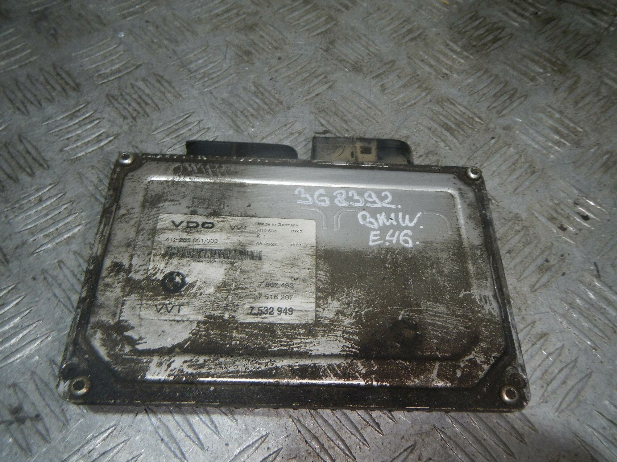 Б/У Блок управления двигателем, BMW (БМВ)-3 (E46) (98-05) BMW 3 (E46) (98-05) После пожара,в копоти. 368392 BMW арт. 753...