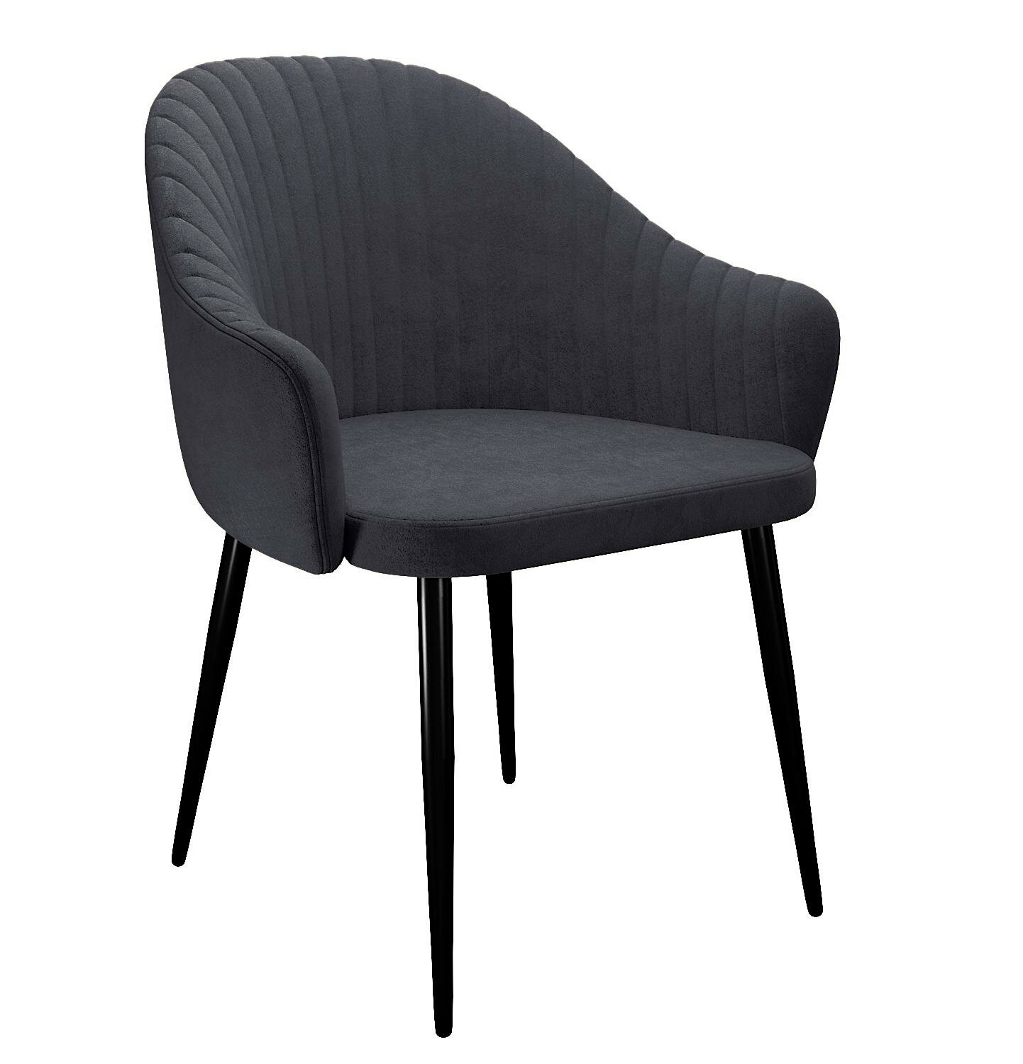 Стул DikLine 440 TW11 серый, ножки черные