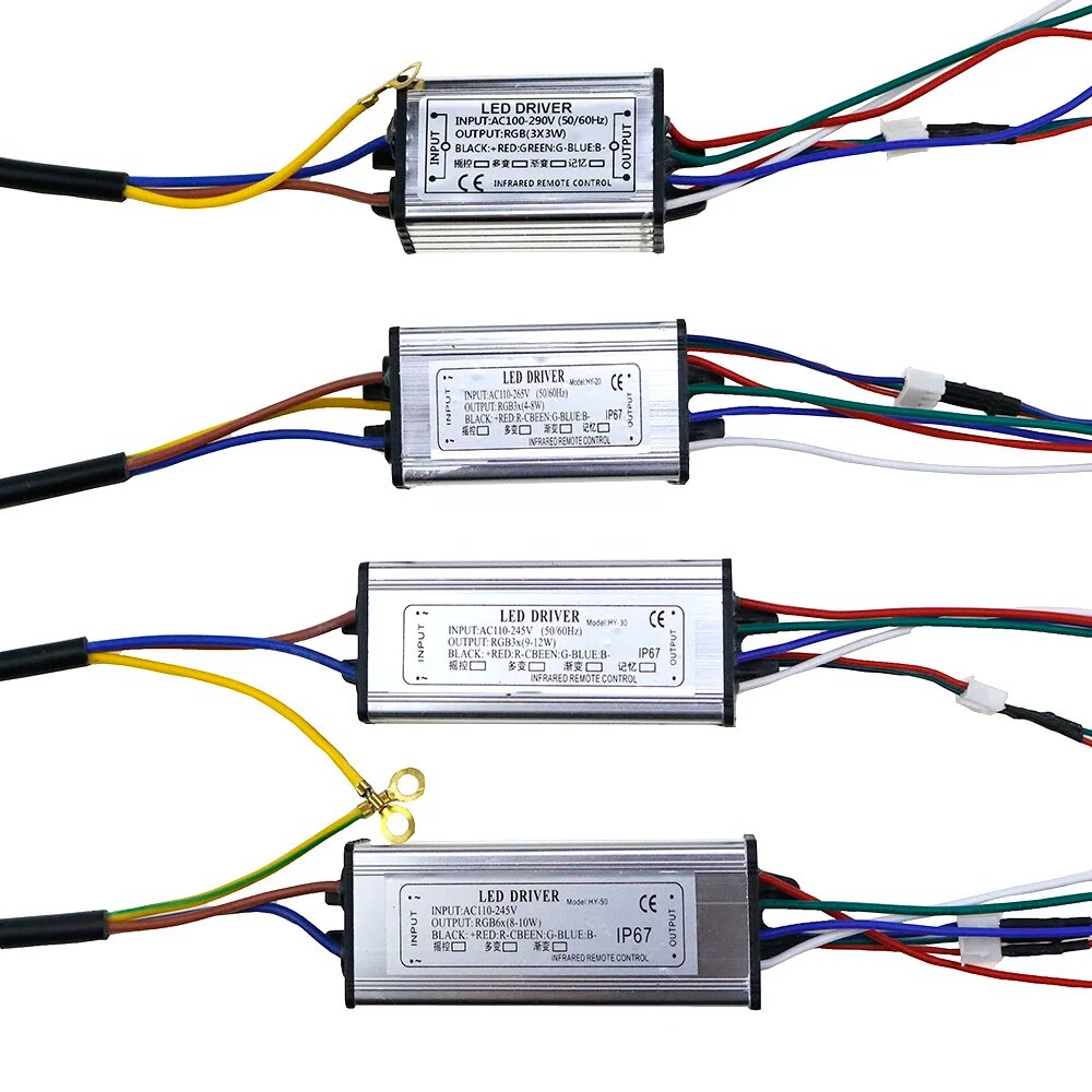 Tightsen-Home водонепроницаемый трансформатор освещения RGB 10-50 Вт 50 Вт