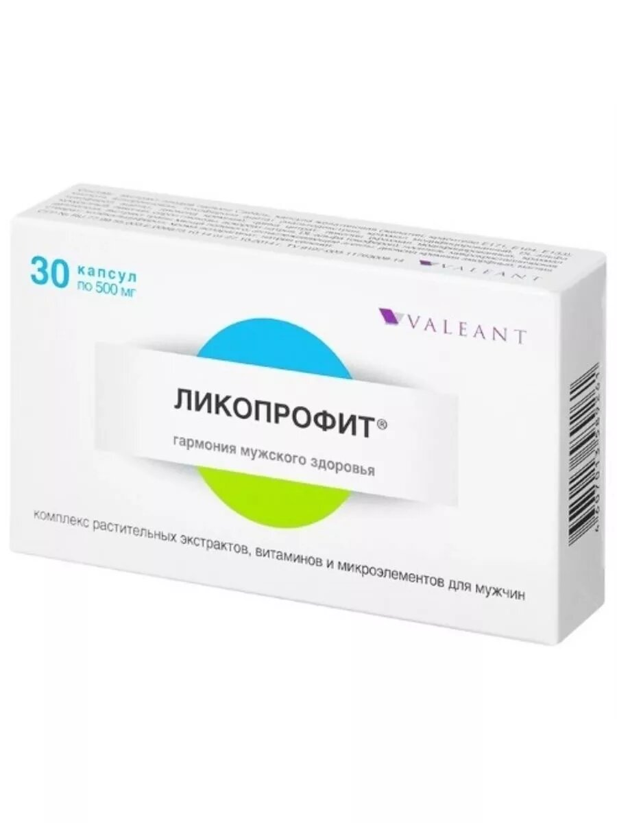 Ликопрофит ВТФ, капсулы, для здоровья простаты, от 18 лет, 30 шт, БАД