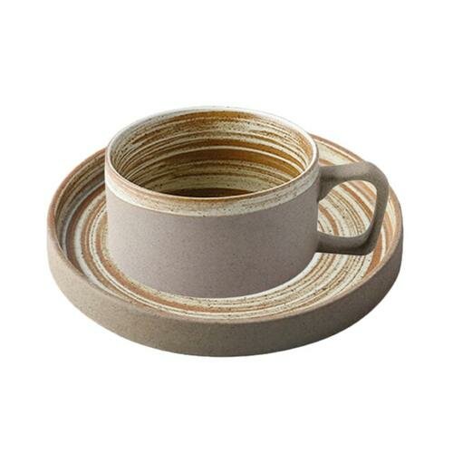 1 Набор каменных кофейных чашек и наборов соуса для шикарного чайного подноса (кофе)