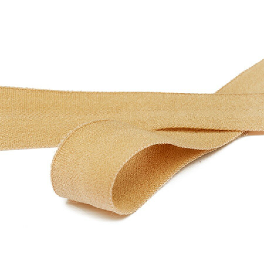 Резинка TBY бельевая (окантовочная матовая) 10мм ROM.10180S цв. S180 бежевый песочный уп.50 м