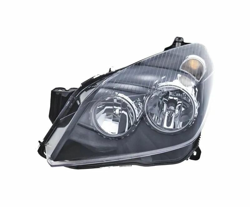 Фара левая Opel Astra H DEPO 4421140LLDEM / Опель Астра H 2004-2014 ( Черная )