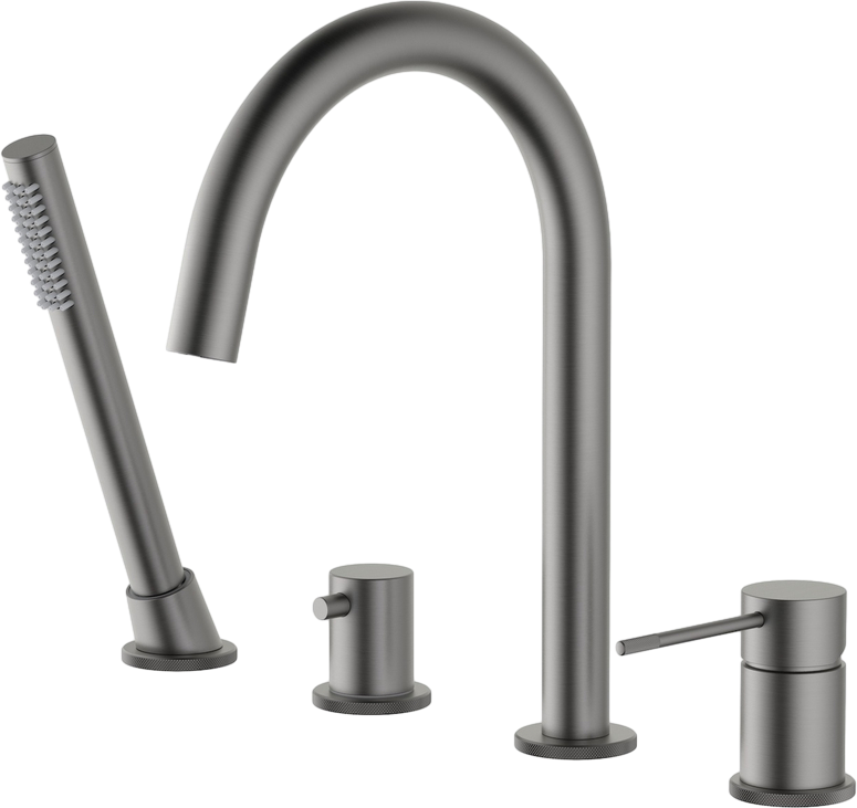 Смеситель на борт ванны Timo Saona 2320/18Y черное золото