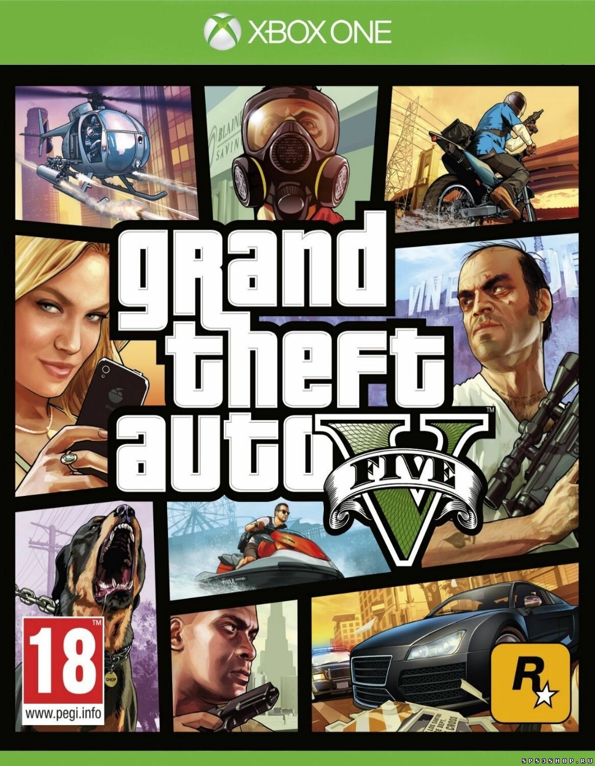 Grand Theft Auto V (GTA V) [XBOX ONE, русские субтитры]