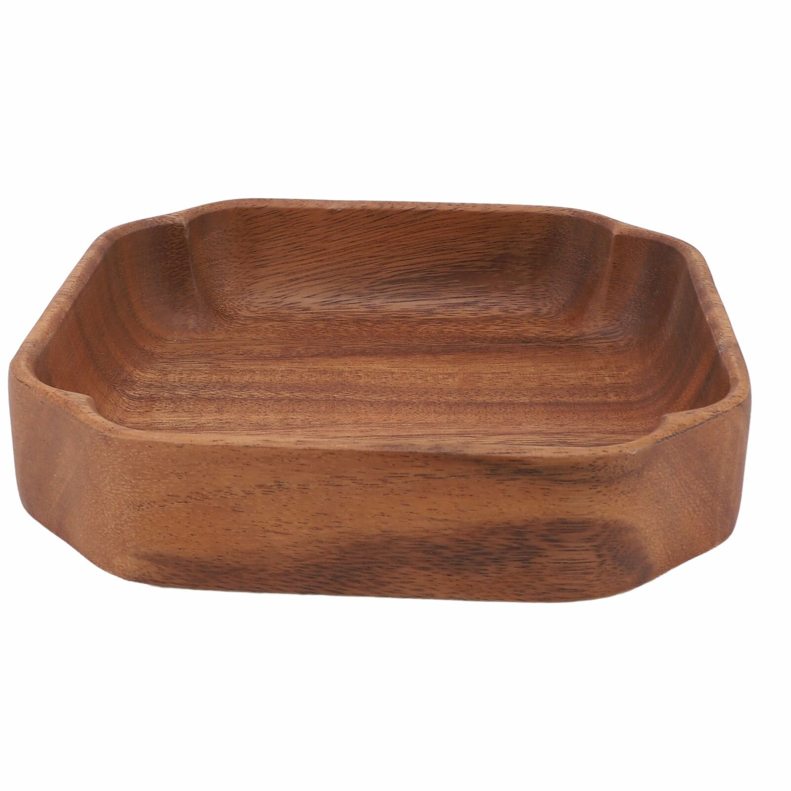 Квадратный деревянный поднос для салатов, десертов и орехов