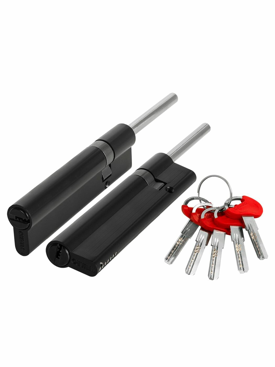 Цилиндровый механизм Fuaro D-PRO5007 Tang 95 w/k (60+10+25) BL-24 черный 5Key без верт.