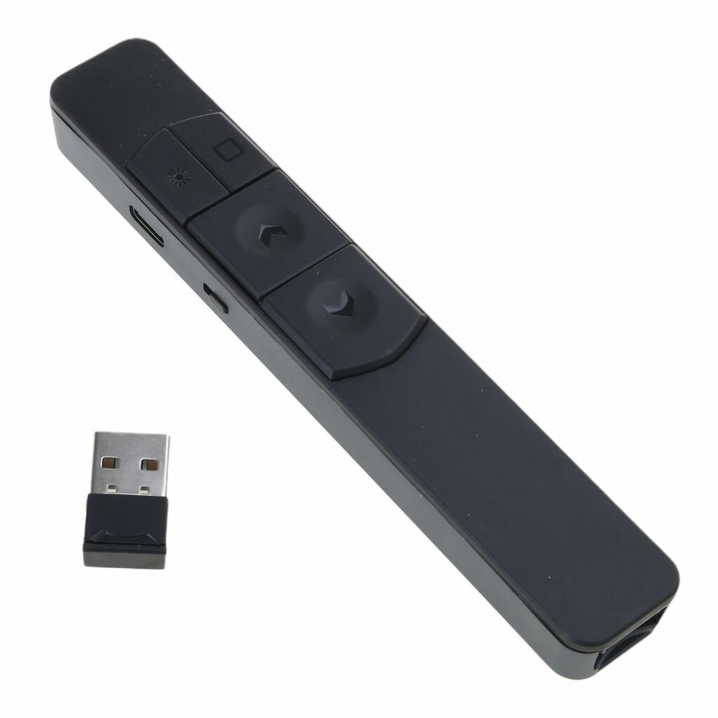 Многофункциональная ручка Для Перелистывания страниц S10, Перезаряжаемая Лазерная Ручка Презентации PPT-Черный