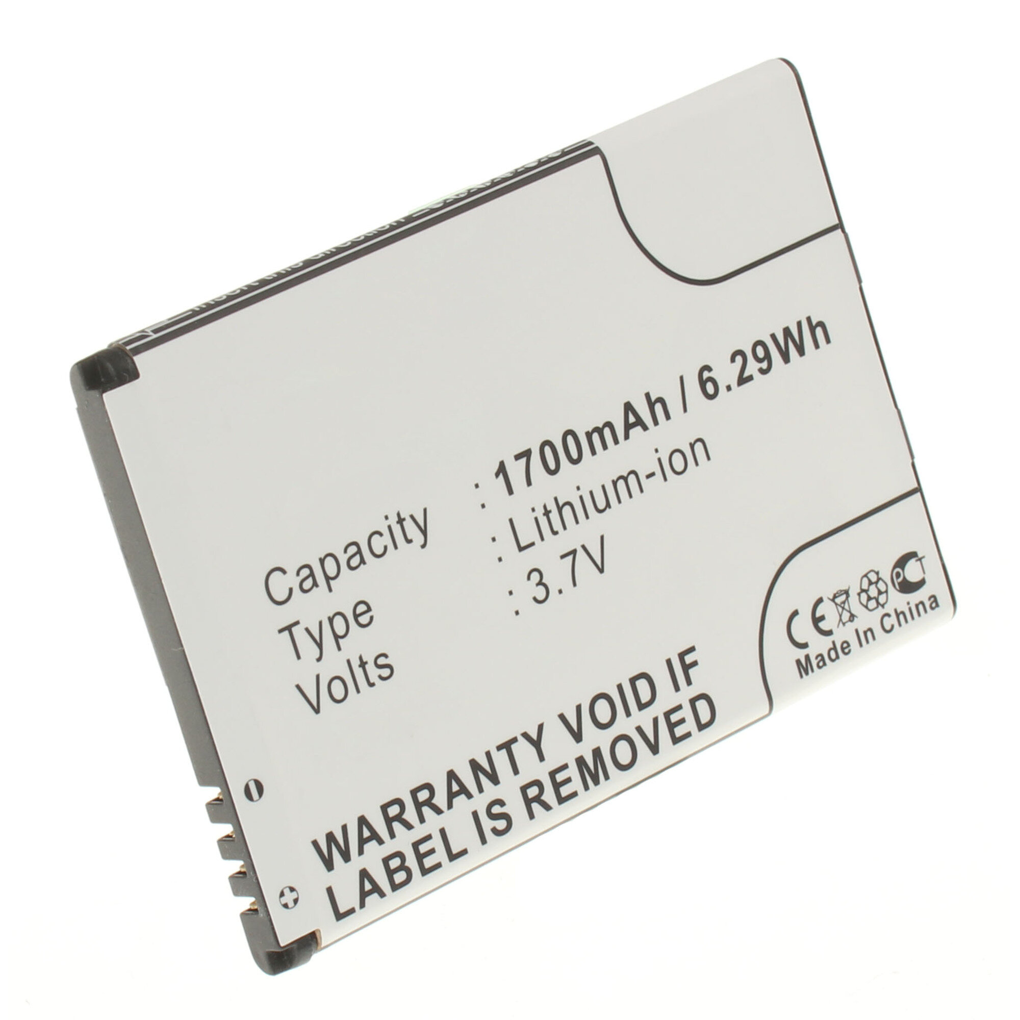 Аккумуляторная батарея iBatt 1700mAh для телефонов Motorola HW4X, SNN5892, SNN5892A
