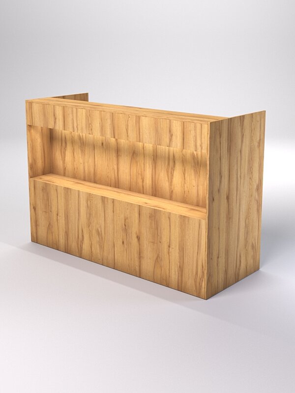 Стойка-Ресепшн №77-1800, Дуб Золотистый. Производитель товара - компания Westcom.