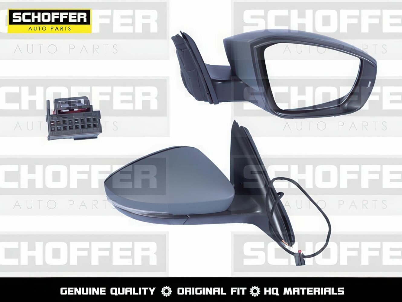 Зеркало правое, для Шкода Октавия 3 A7 2013-2020 Skoda Octavia 3 A7 2013-2020, артикул SHF-13046, производителя SCHOFFER