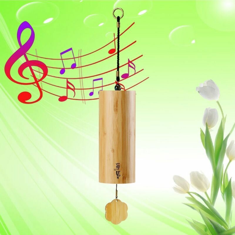 Мелодический колокольчик Музыка ветра, ветер перезванивает бамбук, колокольчики ветра, Dm аккорд