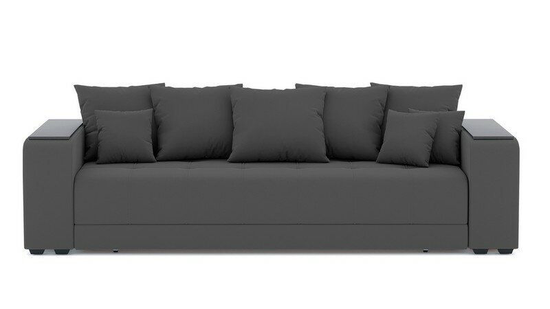 Прямой диван "Дубай" механизм еврокнижка, в ткани велюр зара грей 18