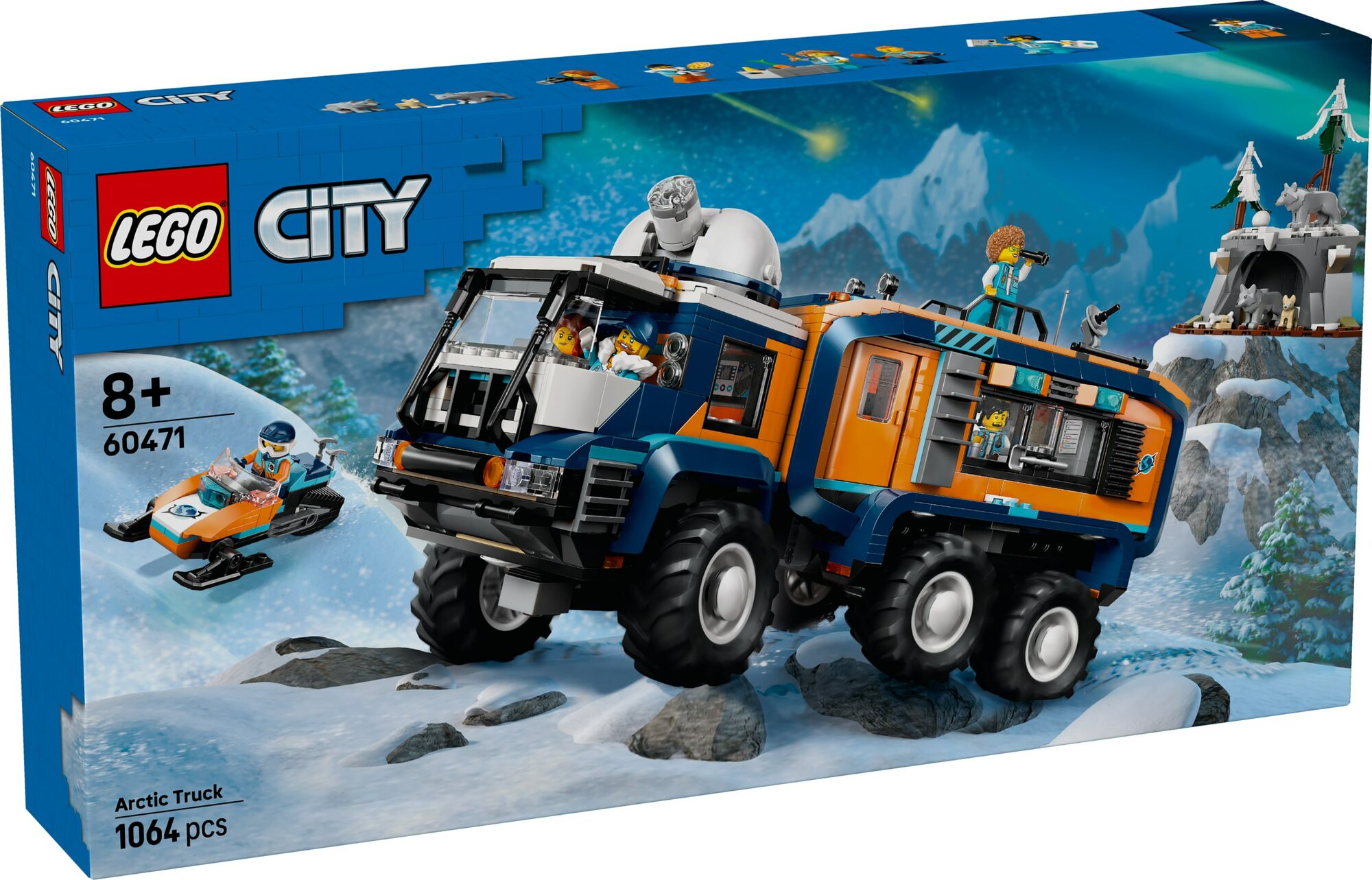 Конструктор LEGO City 60471 Arctic Explorer Science Lab Truck, 1064 дет.