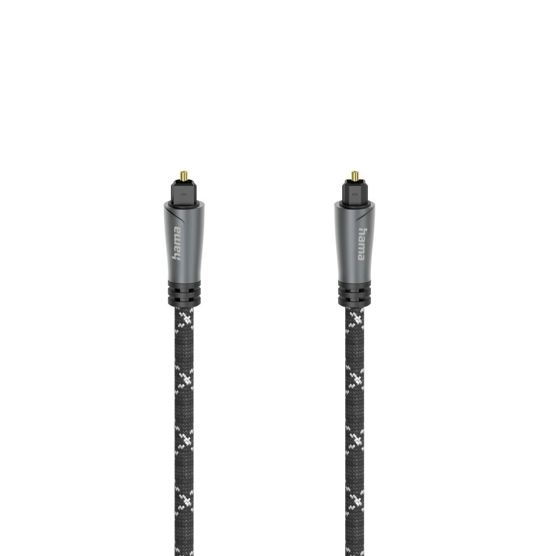 Оптический Цифровой Аудиокабель Hama, разъём Toslink (ODT, OPTICAL, /SPDIF), 1,5 м, чёрный.
