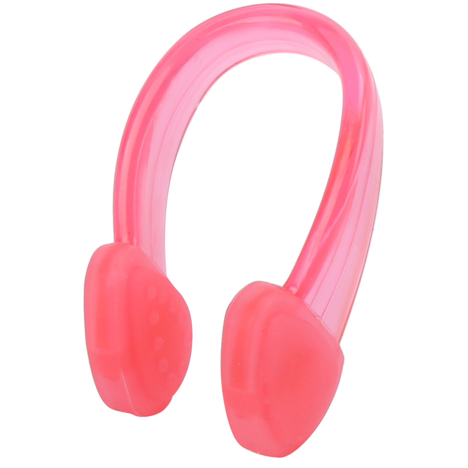 Водонепроницаемые мягкие силиконовые зажимы для носа для плавания и серфинга, защитная накладка на нос, розовый цвет.