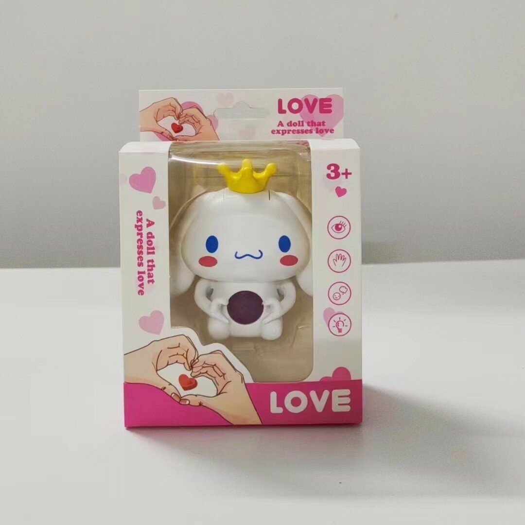 Кукла Hello Kitty с светящимся сердцем TikTok, популярная голосовая кукла