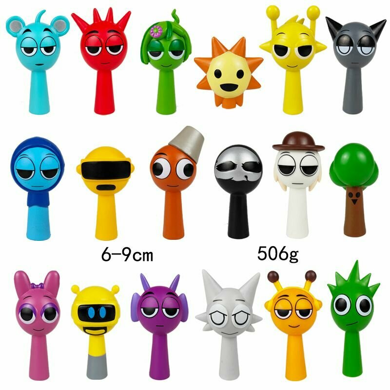 Фигурки Спрунки, набор из 18 шт, 6-9CM