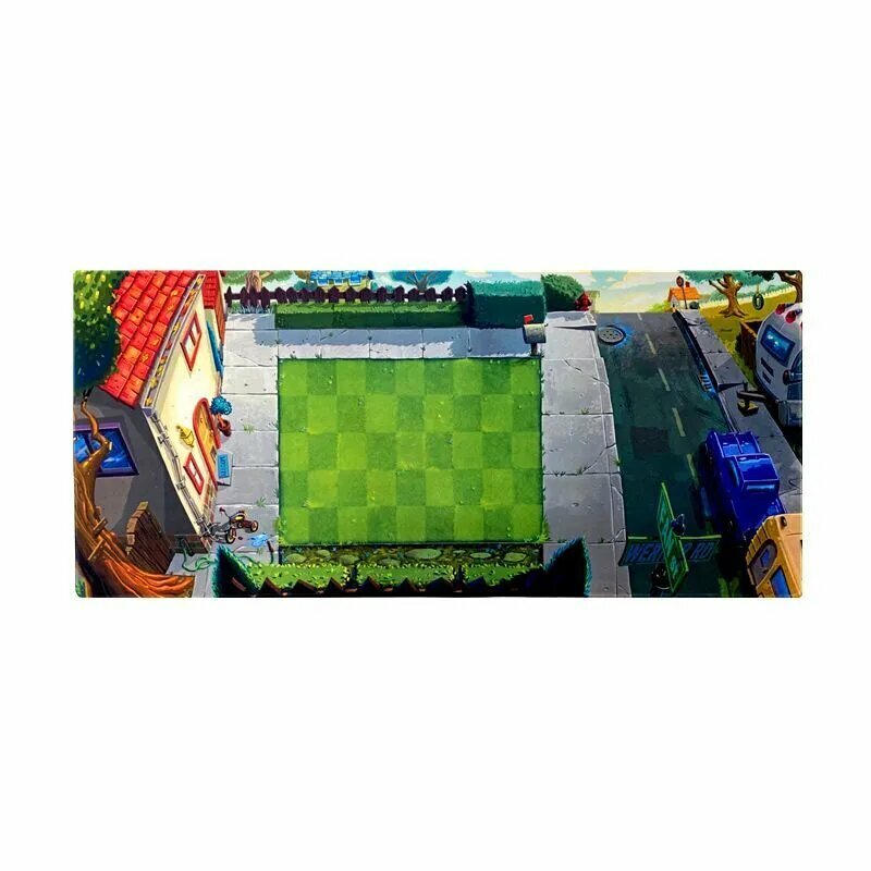 Коврик для игры растения против зомби / игровое поле для настольной игры 90*40cm YZT2