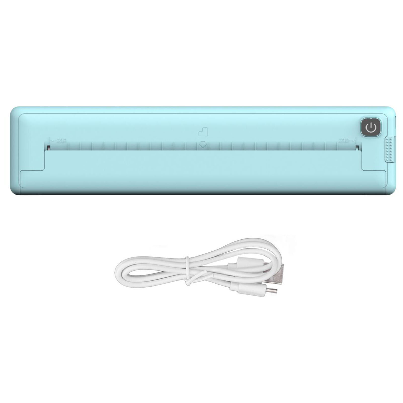 Портативный термопринтер A4, Bluetooth, без чернил, 200dpi, Type-C