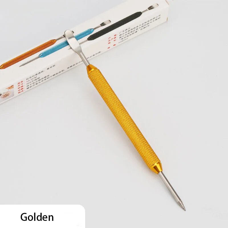 Игла для рисунка на кофе из нержавеющей стали Golden