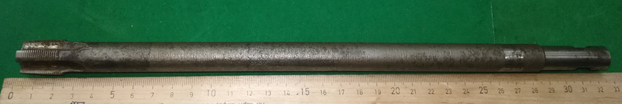 Метчик Гаечный М 18х1 хвостовик с лысками 320мм