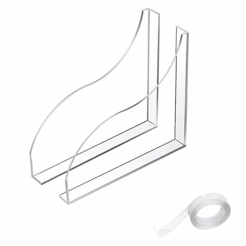 2 шт./компл, защитный чехол для ванной комнаты, прозрачный акриловый аксессуар защиты домашней столешницы, поставка