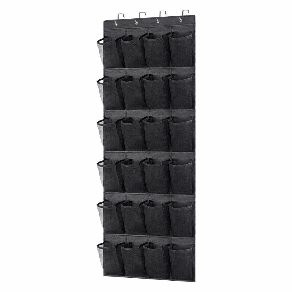 Органайзер для хранения обуви с прозрачными карманами, настенный, прочный материал, экономия пространства, универсальное использование