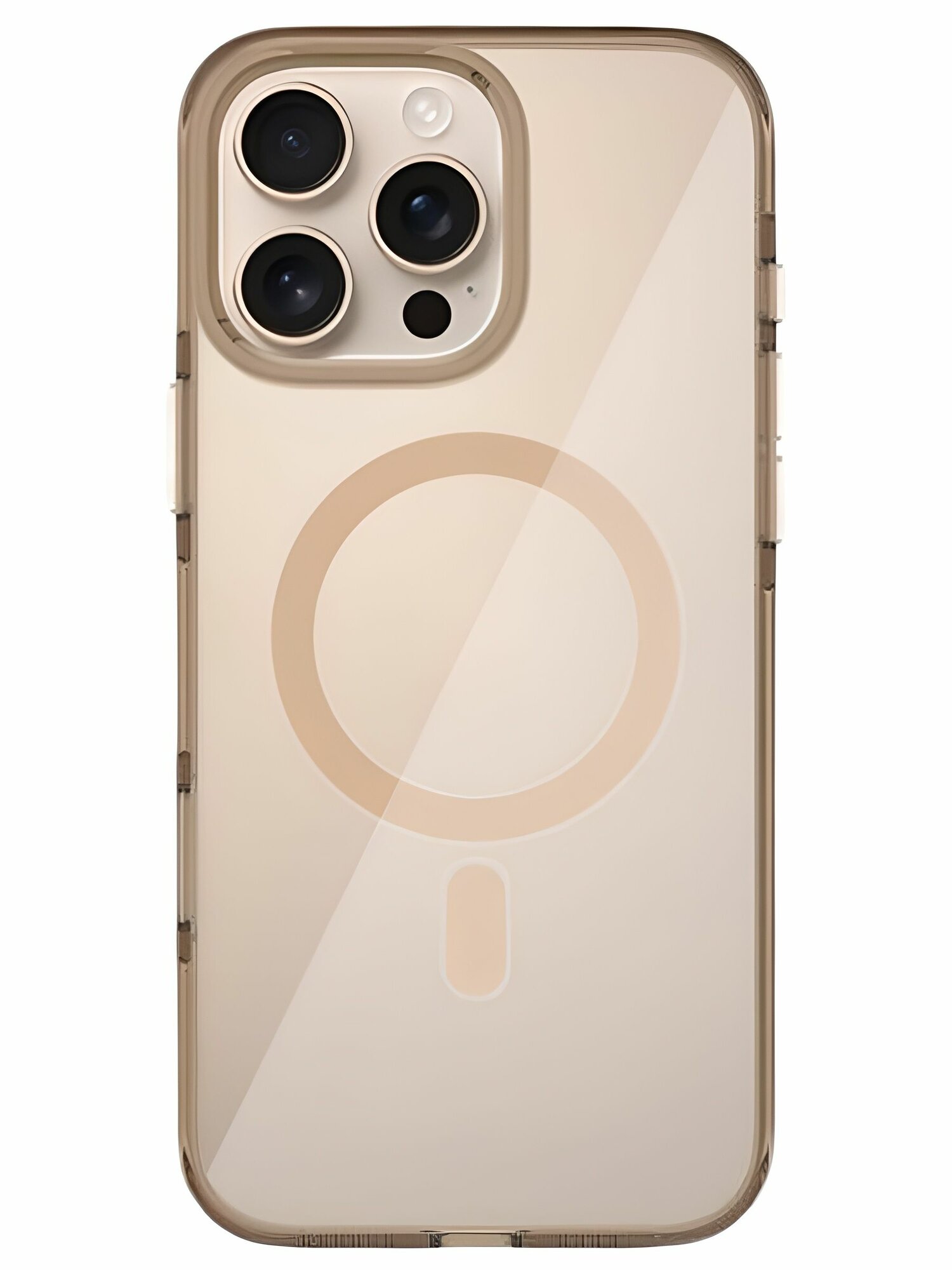 Чехол противоударный K-DOO Iceguard iPhone 16 Pro, desert titanium c поддержкой беспроводной зарядки