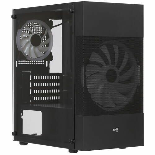Компьютерный корпус Aerocool Atomic Lite v2 (ACCS-PV33123.11) черный - Mini Tower, Micro-ATX, Mini-ITX, USB 2.0 Type-A, USB 3.2 Gen 1 Type-A